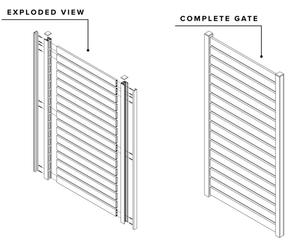 Shop Aluminum Slat Fence - Low-Maintenance & Worry Free
